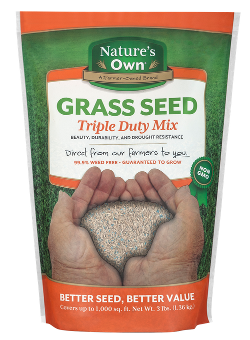 Nature's Own Grass Seed | Sun & Shade Grass Seed | Mountain View Seeds ...