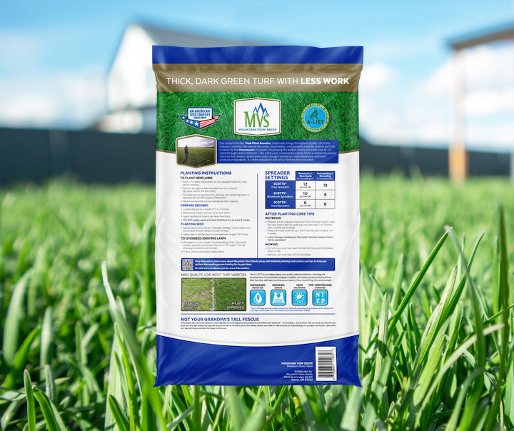 Professional Grade Grass Seed Designed For Heat And Drought Mvs Lawn